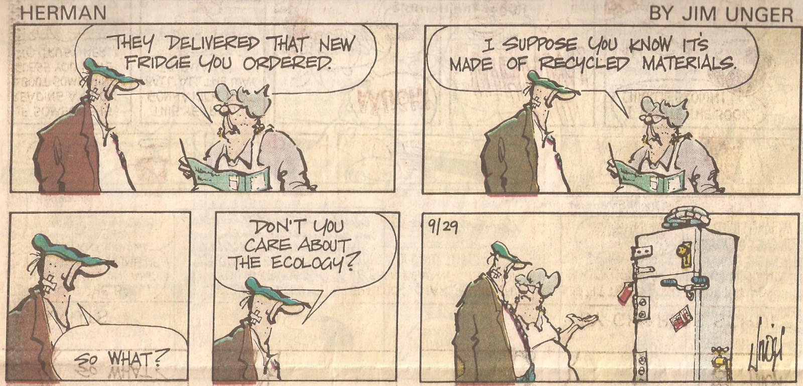 Sunday Comics Debt: Herman Comparison