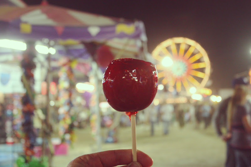 Lynley J: The State Fair: Candy Apples