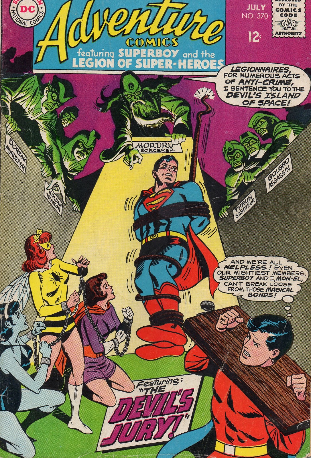 Superboy And the Legion of Super-Heroes: Adventure Comics # 370 ...