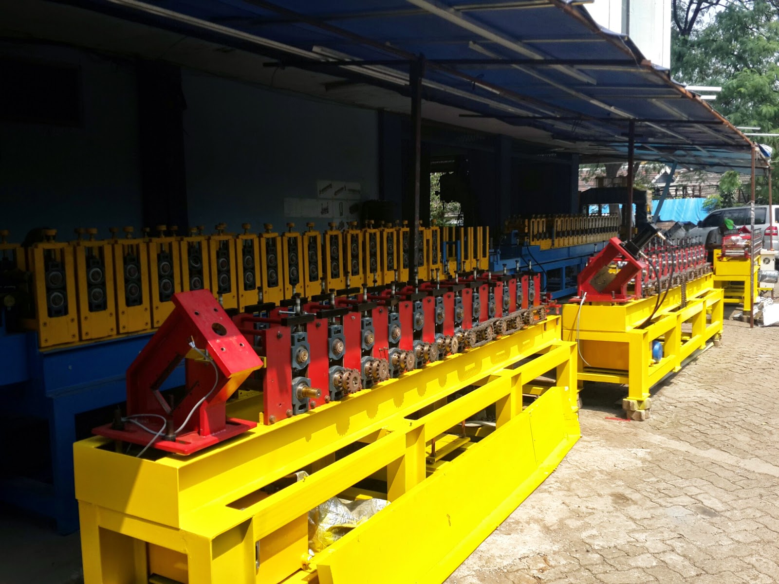 MESIN ROLLFORMING CETAK PEMBUAT PRODUKSI BAJA RINGAN HOLLOW: MESIN ROLL ...