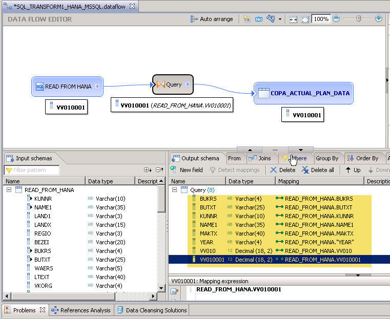 SAP TECH: Implementing SQL Transform