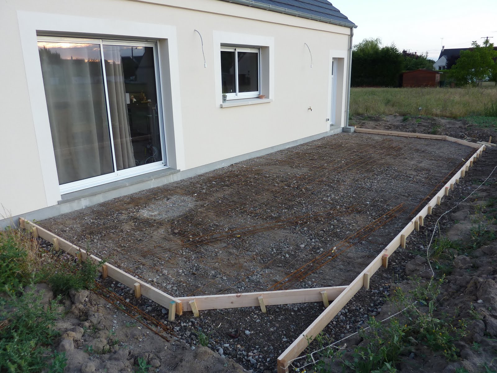 La construction de LAC: Terrasse suite et fin