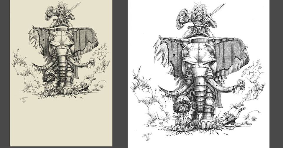 Derek Riggs: Confira arte inédita de Eddie - IRON MAIDEN BRASIL