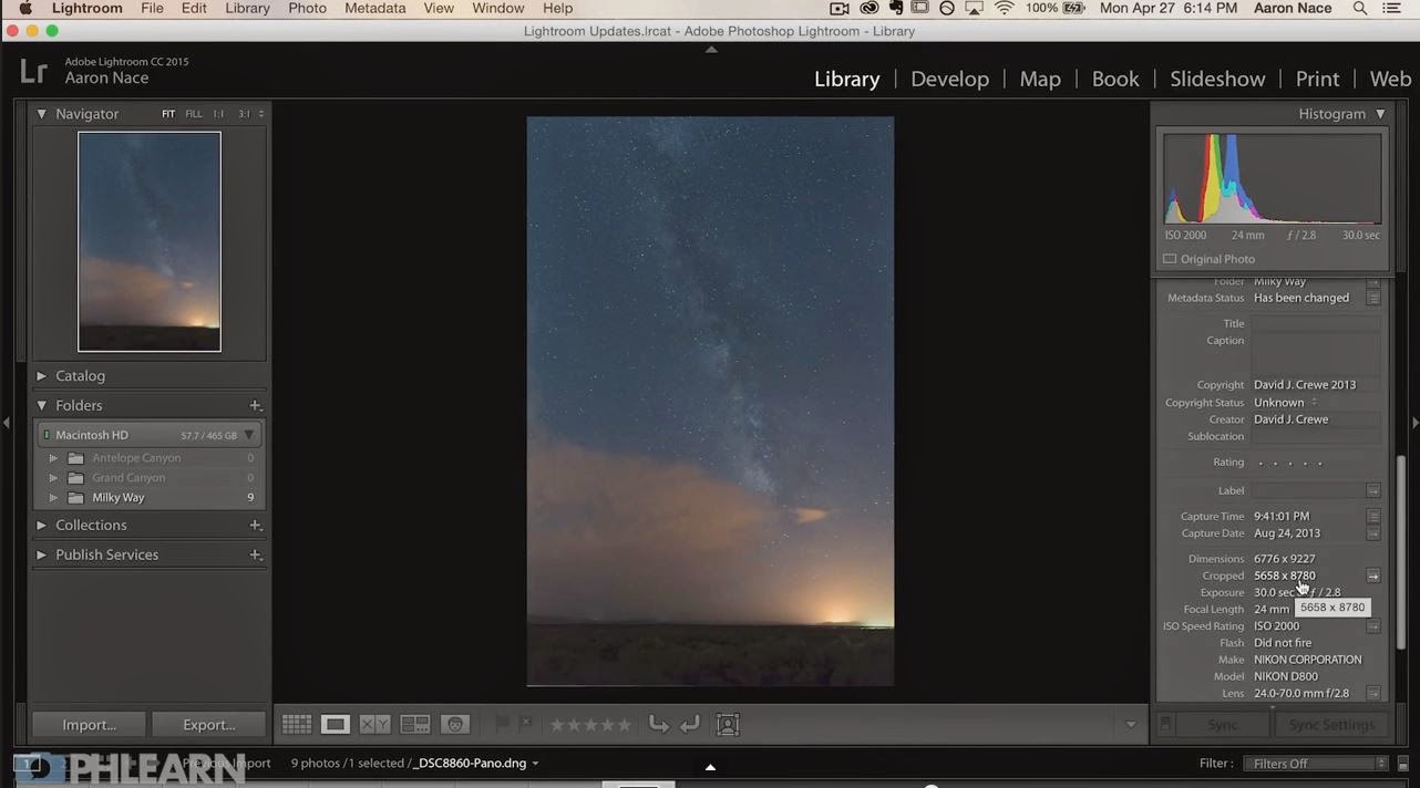 How to Make a Panorama in Lightroom 6 by Phlearn - Blog Photography ...