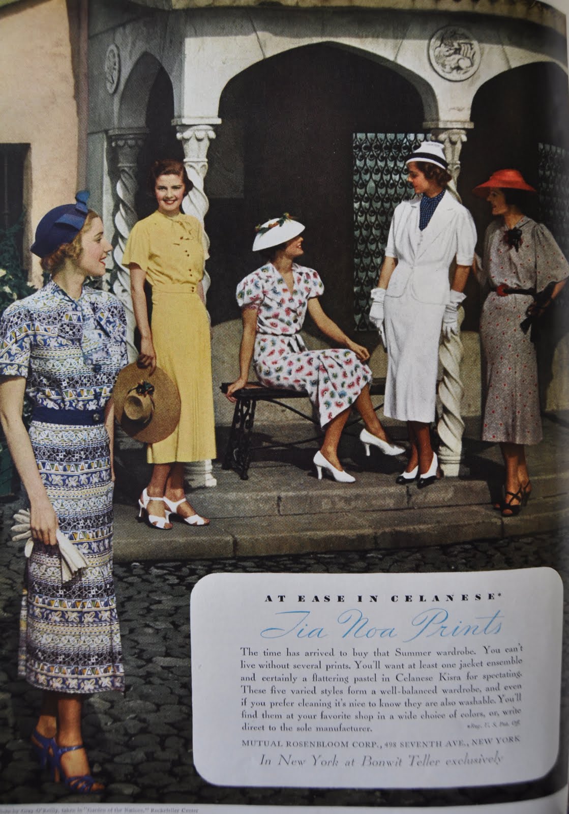 The Cats and the Berries: Vogue, 1936