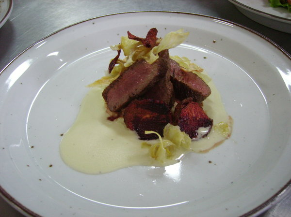 "The eyes eat first."