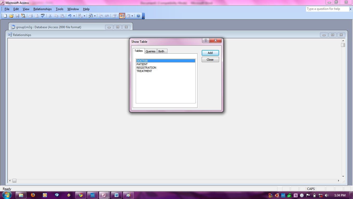 Data Analysis & Database Design: introduction to database design tools