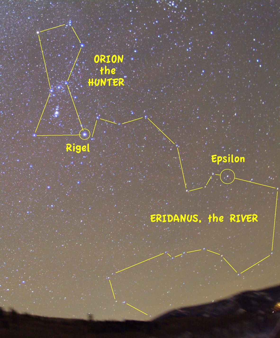 Quan sát dòng sông quanh co Eridanus trên bầu trời tối nay 23/1 | Ftvh ...