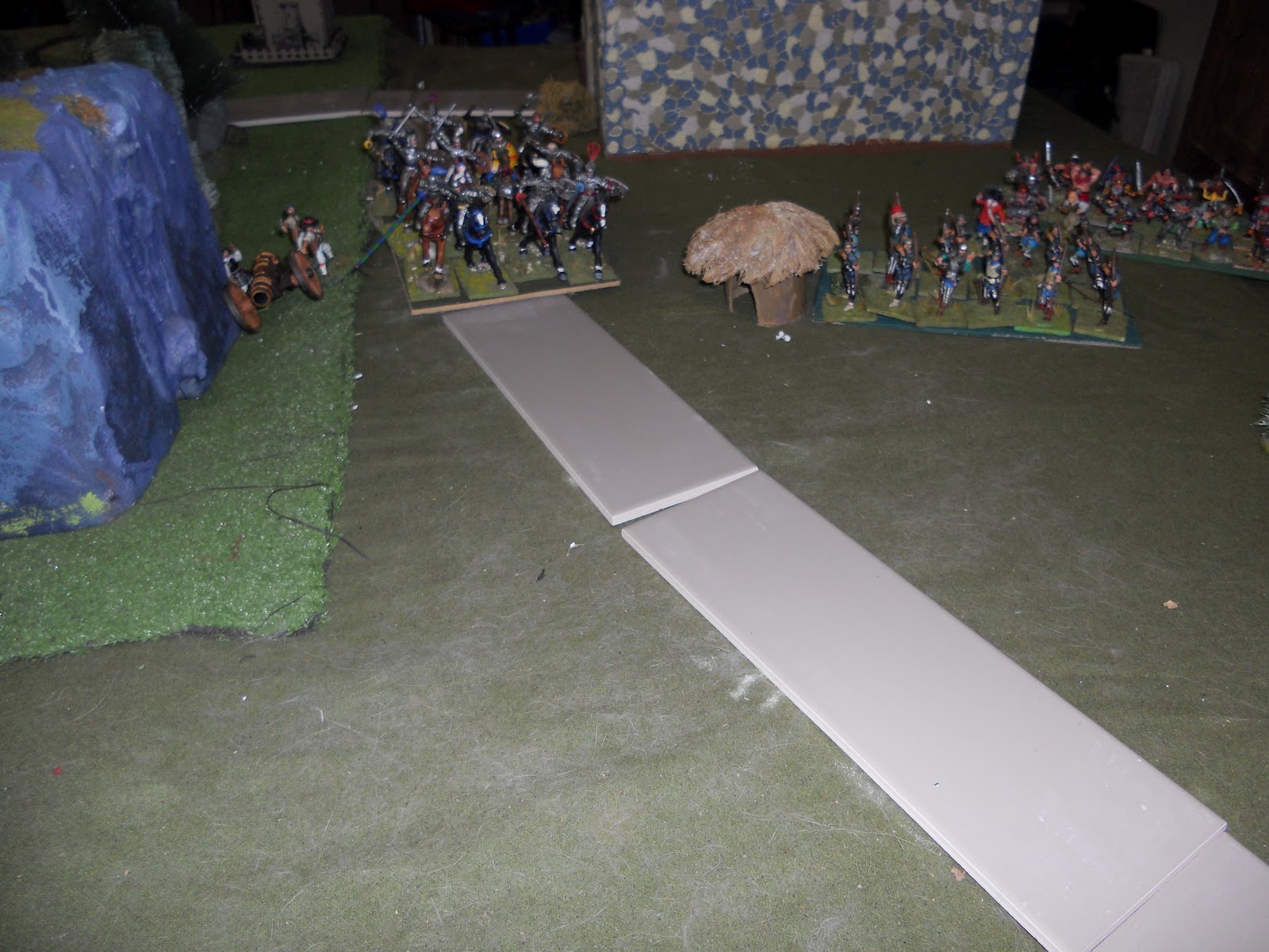 First moves of the War of the three Armies