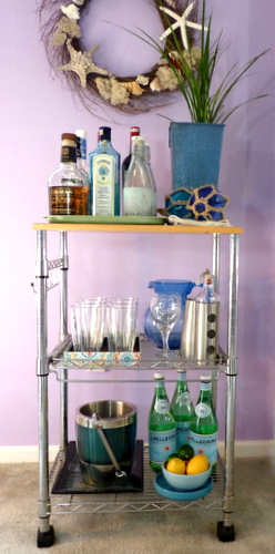 Your Cheat Sheet for Staging the Bar Cart: | DIY Home Staging Tips