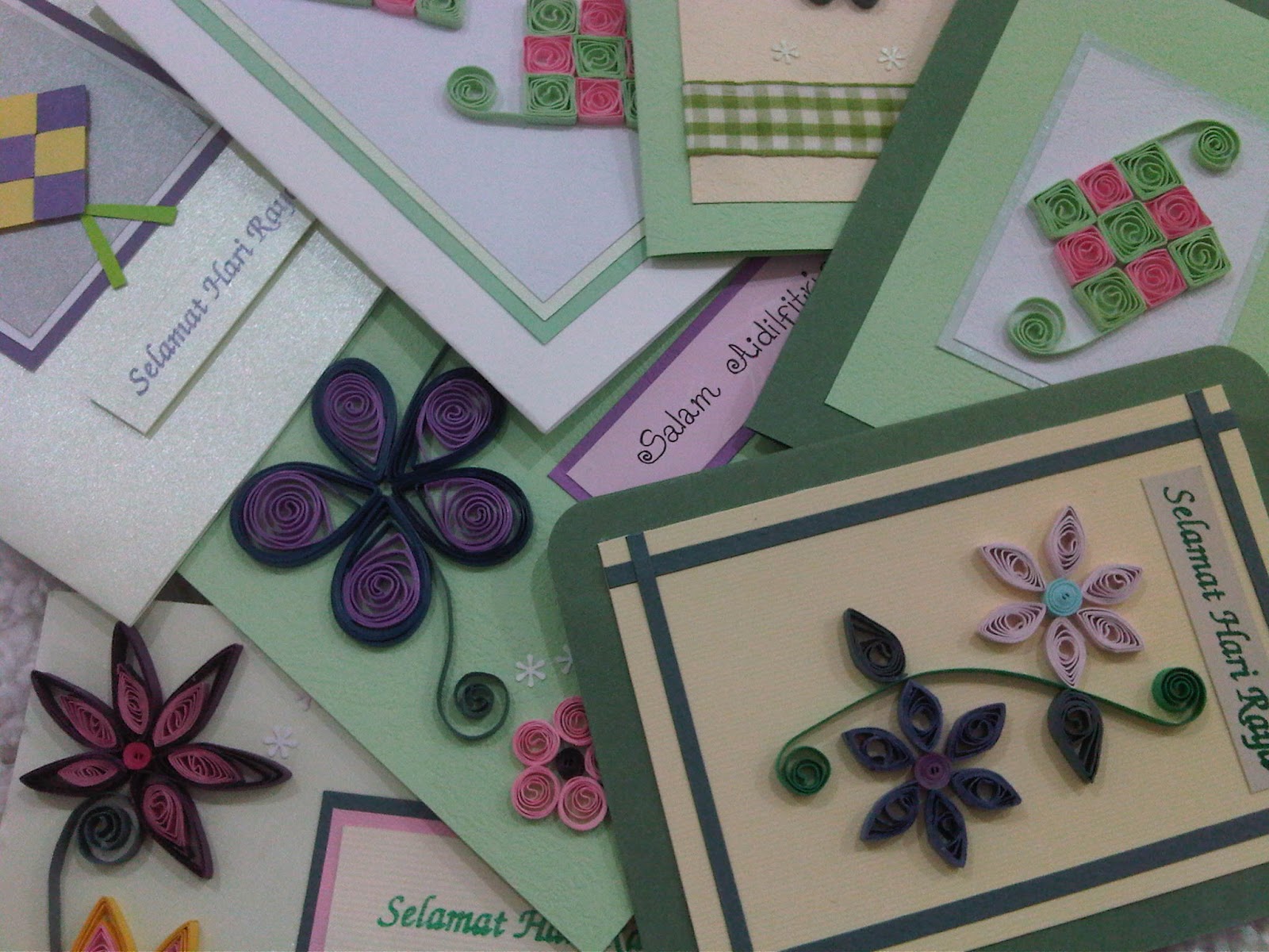 Handmade With Love by Ain: Handmade Hari Raya Card.....