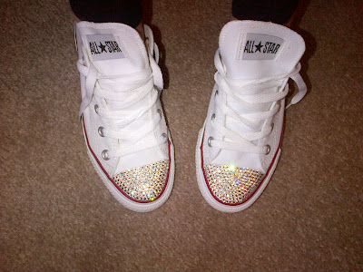 Scruffy Blog: Customised Swarovski Crystal Converse....