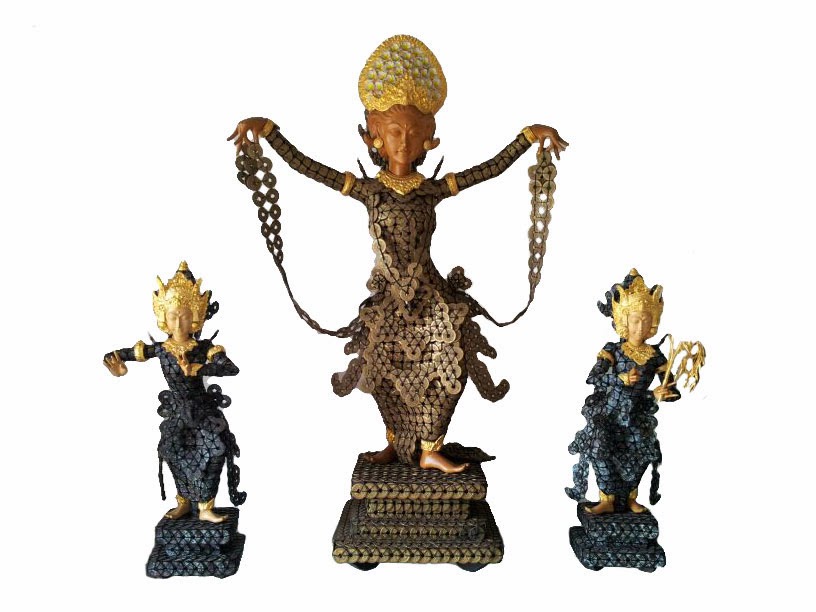BALI METAL CRAFT [ Bali Art and Craft ] : Coin Statue | Patung Uang Kepeng