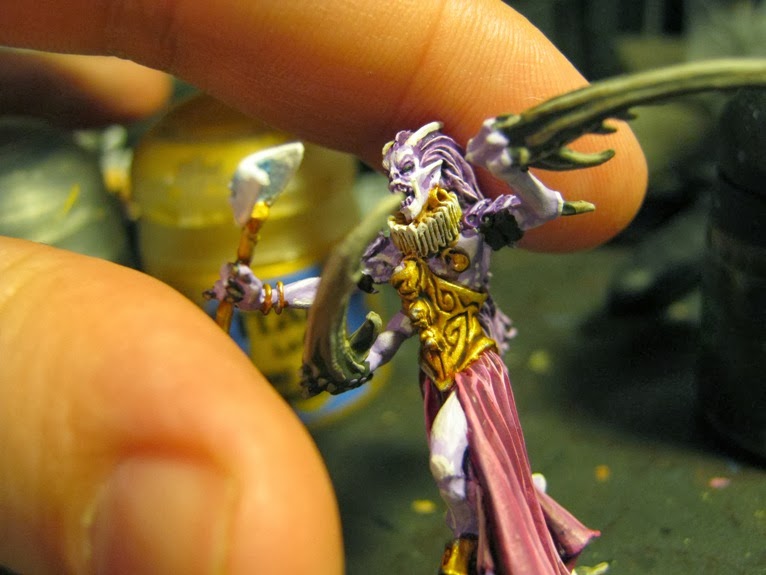 Pintado de la Mascara de Slaannesh