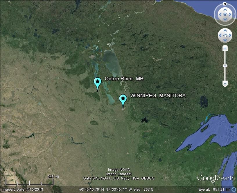The Latest Worldwide Meteor/Meteorite News: Manitoba Canada Meteor ...