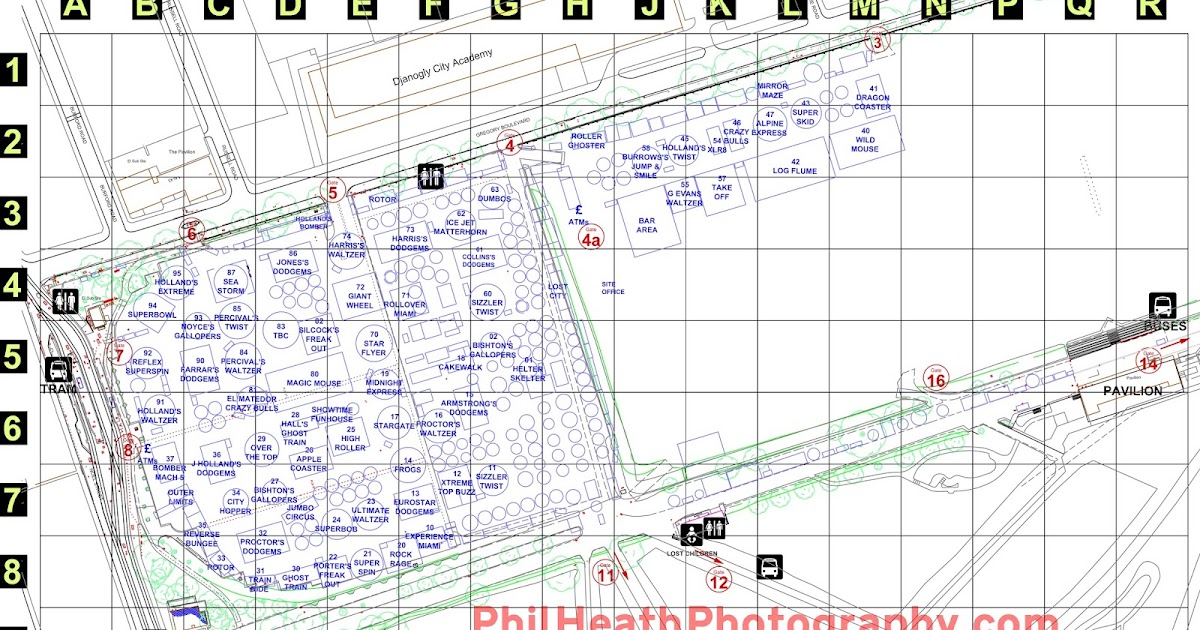 Phil Heath Photography: Ride Plan for Nottingham Goose Fair 2016
