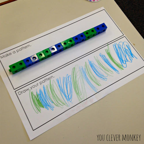 MAKING PATTERNS IN PRESCHOOL | you clever monkey