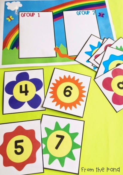 Spring Place Value Games | From the Pond