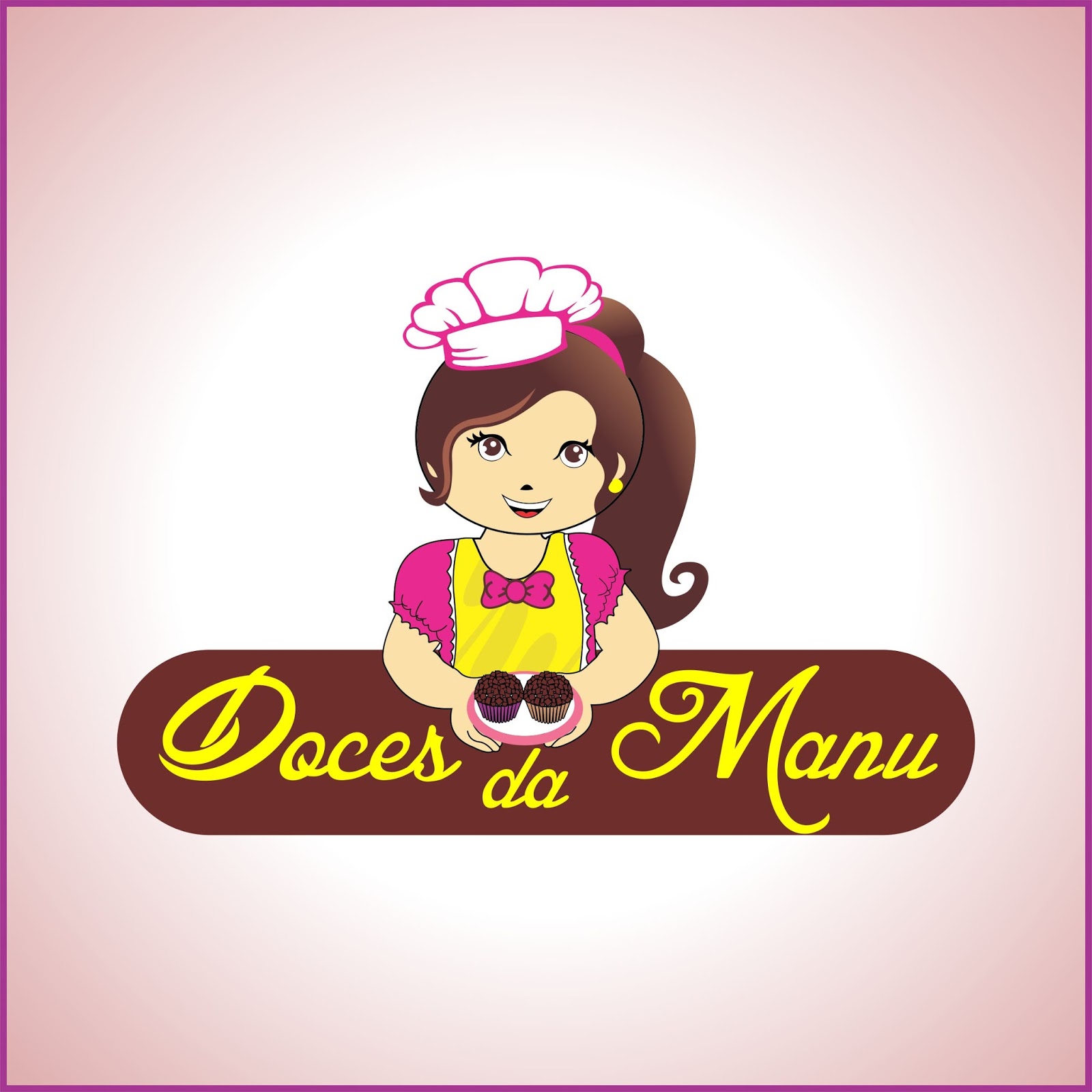 posts para instagram em joão pessoa: Post logo Doces da Manu