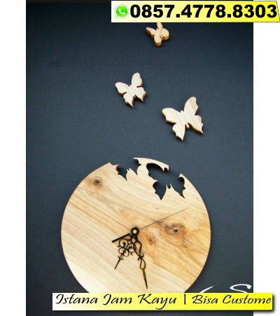 Jam Dinding Kayu Unik, Jam Dinding Kayu Custom, Jam Dinding Kayu Murah ...