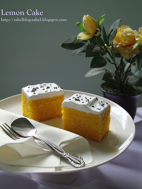 Rahel Blogspot: Lemon Cake