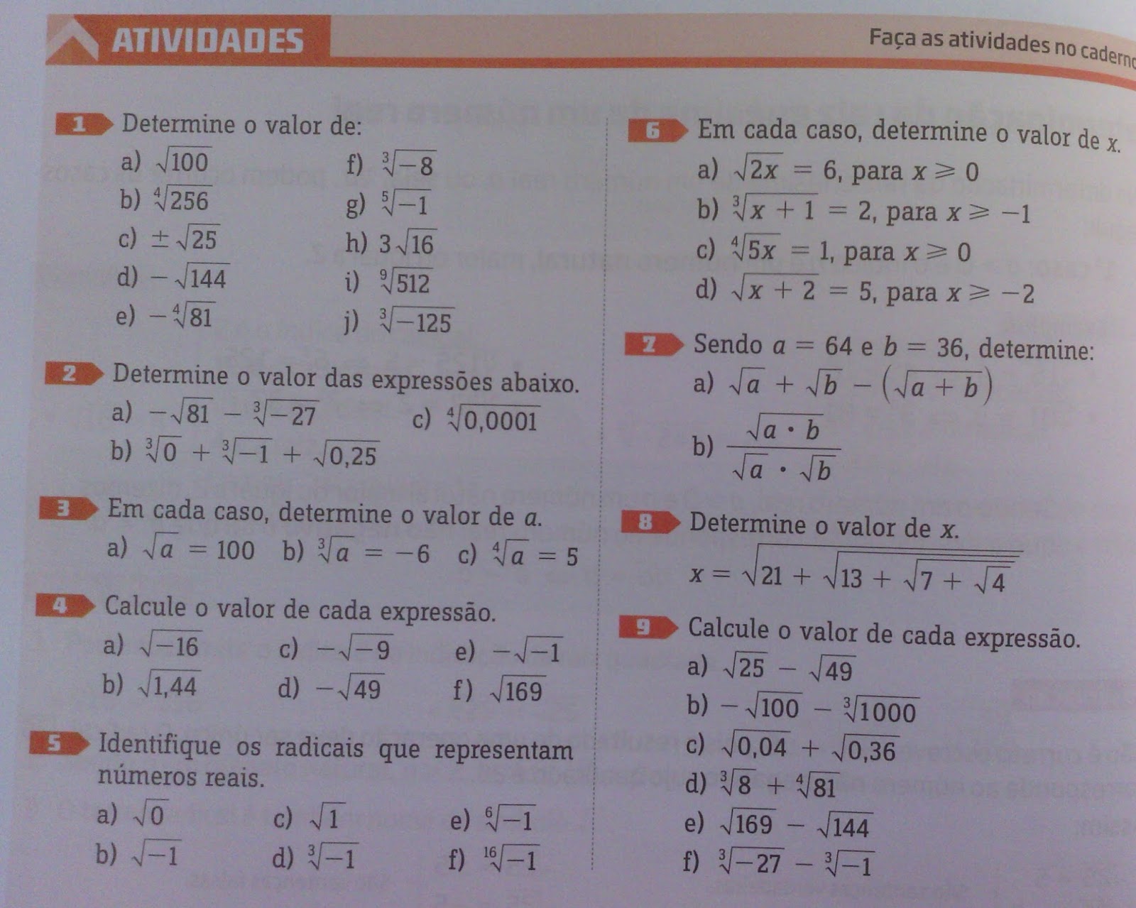 E.E. Dom João Nery - Matemática - 9° anos: 28/03 - Raiz enésima de um ...