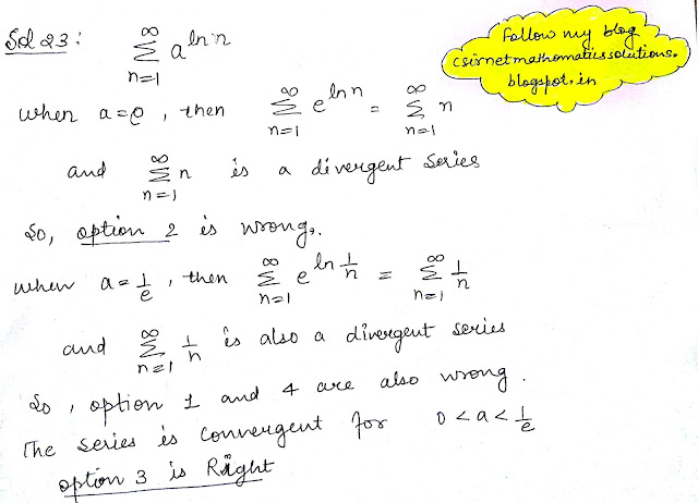 Csir Net Mathematics Solutions Csir Net Jrf Question Paper June 2017