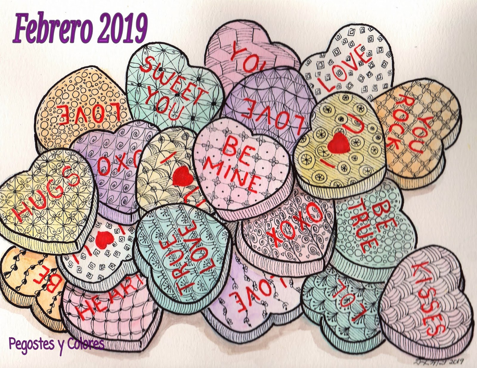 Pegostes y Colores: Portada de Febrero 2019