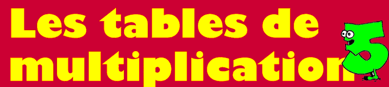 SCORPIONS DES ARDOISES: Le casse-tête des tables de multiplications