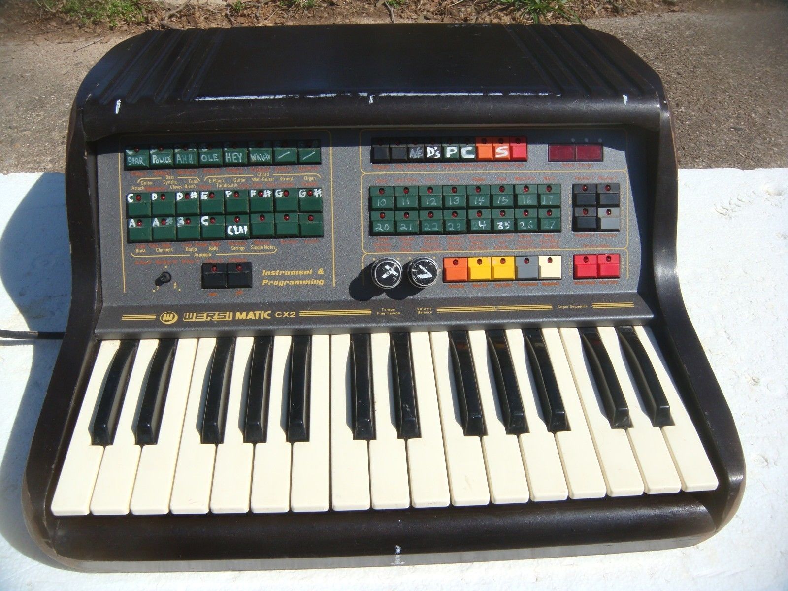 MATRIXSYNTH: WERSI MATIC CX2 MUSICAL KEYBOARD, SYNTHESIZER