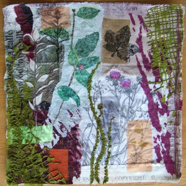 Mid-Life Craftis: Momigami collage completed