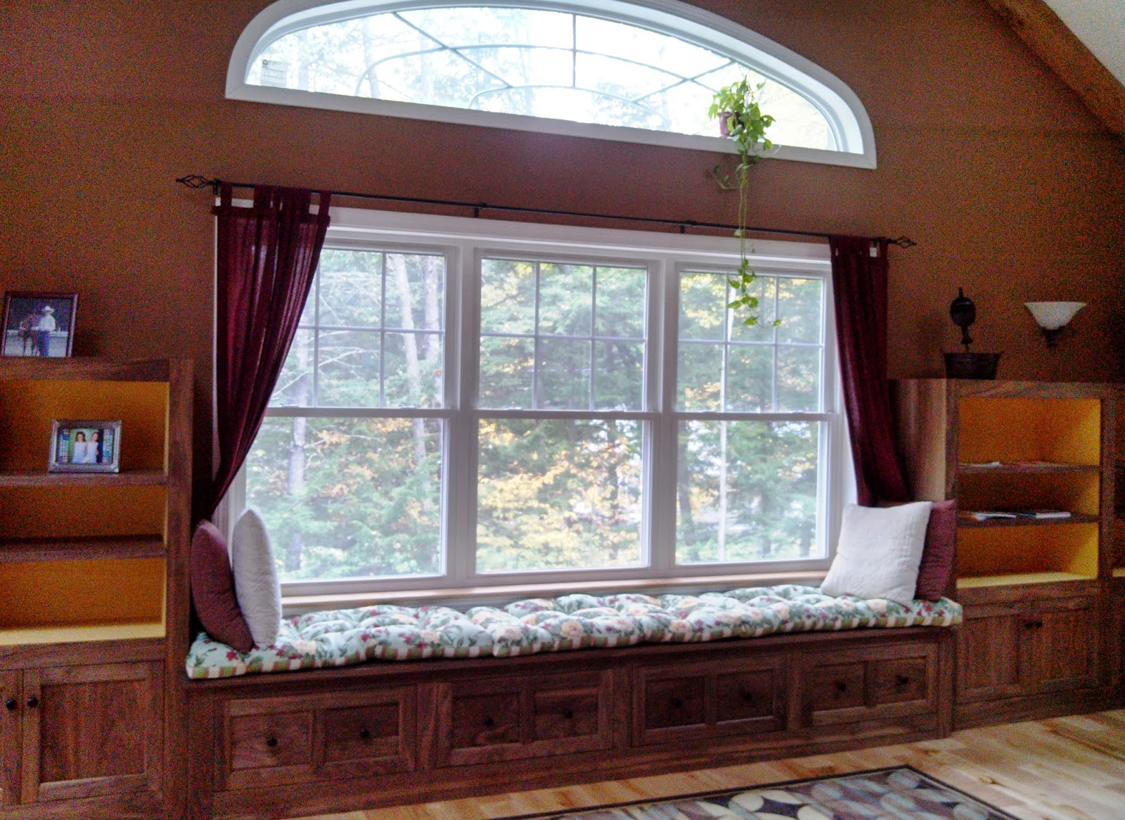 Creative Woodworking: Window Seat - Bookcases