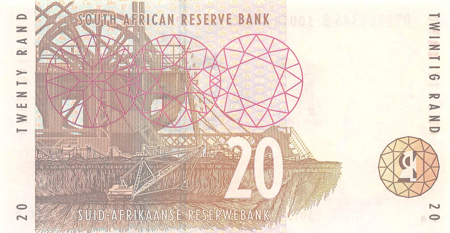 My Currency Collection: South African Currency 20 Rand banknote 1993 ...