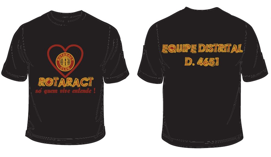 REPRESENTADORIA DISTRITAL DE ROTARACT: Camisa