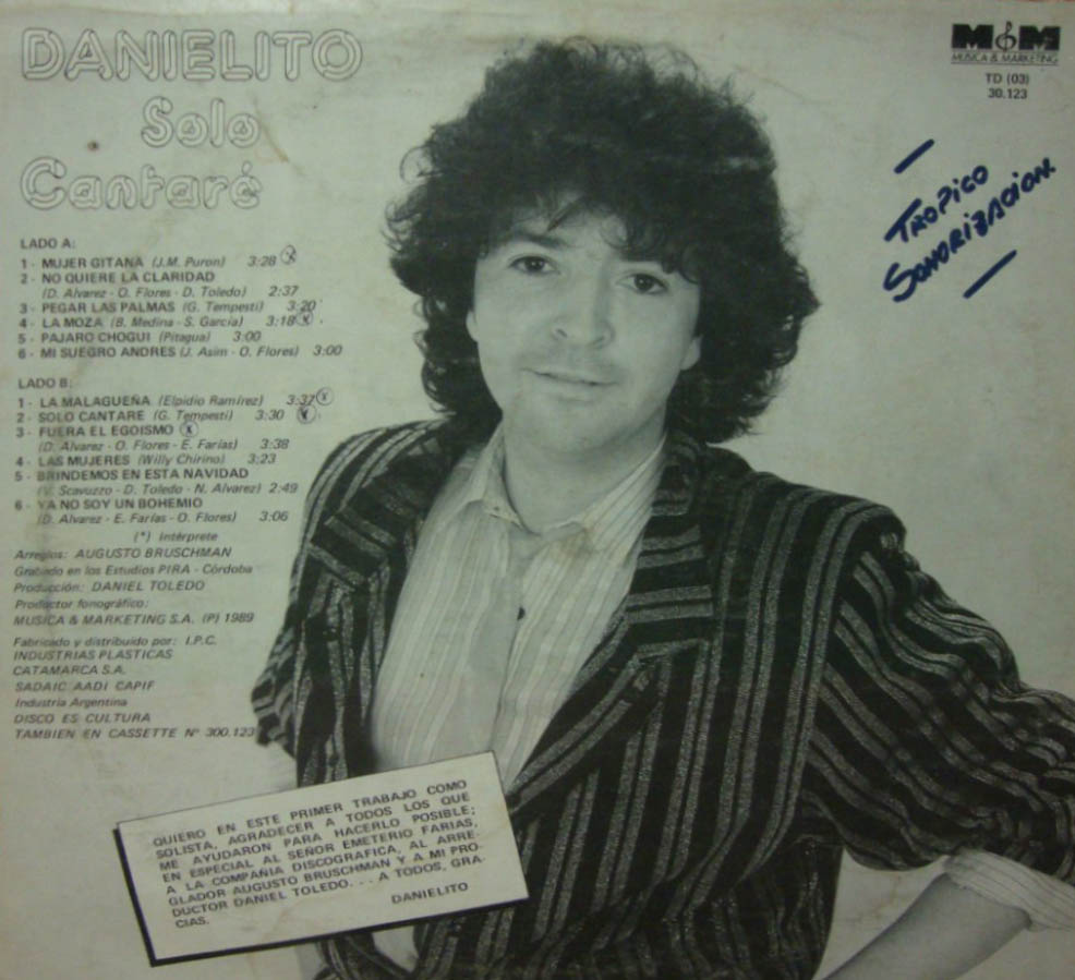 Danielito - Solo Cantare (1989)