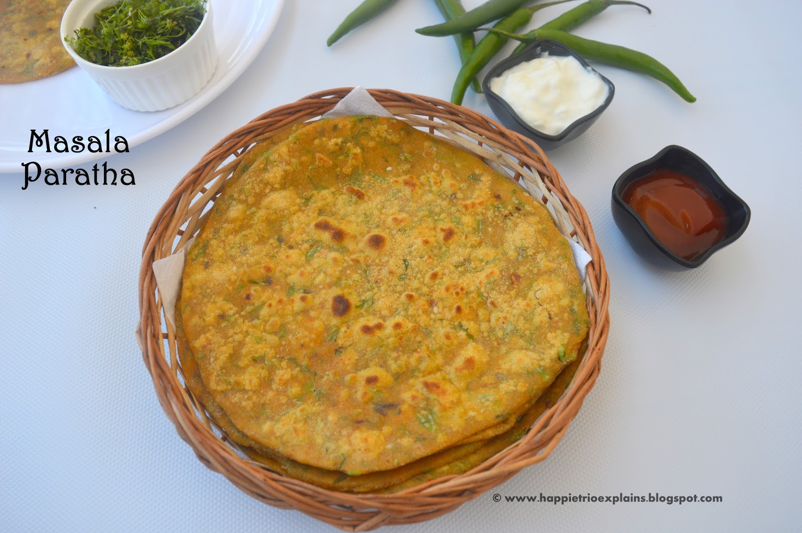 Masala Paratha - Cook with Sharmila