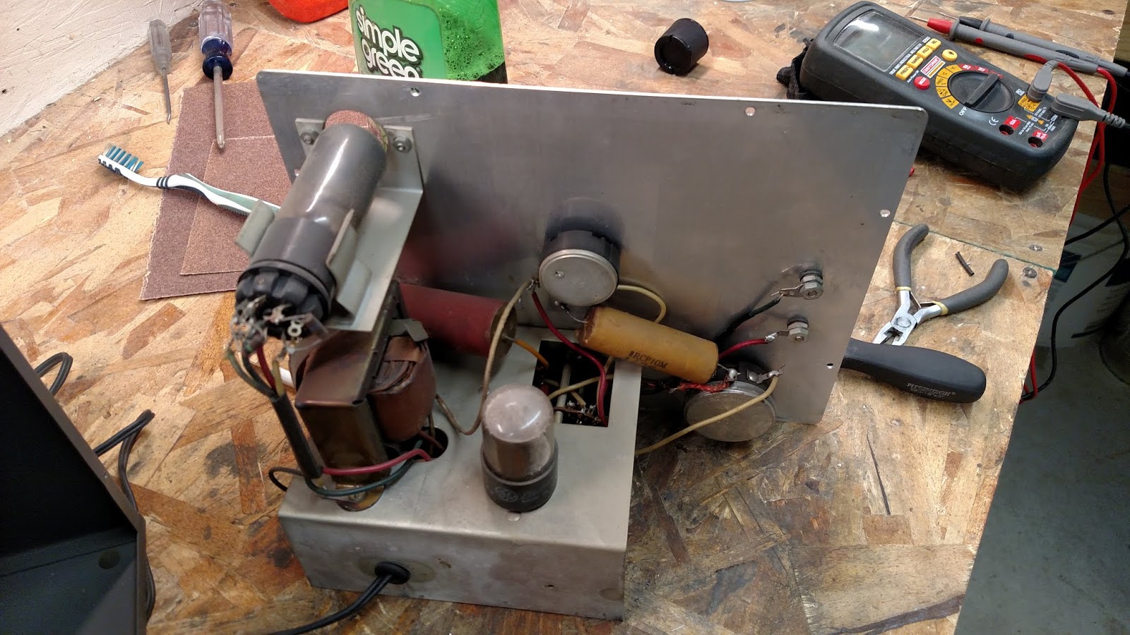 Spud's blog: Eico 950B Capacitor Tester - and bridge circuit explained