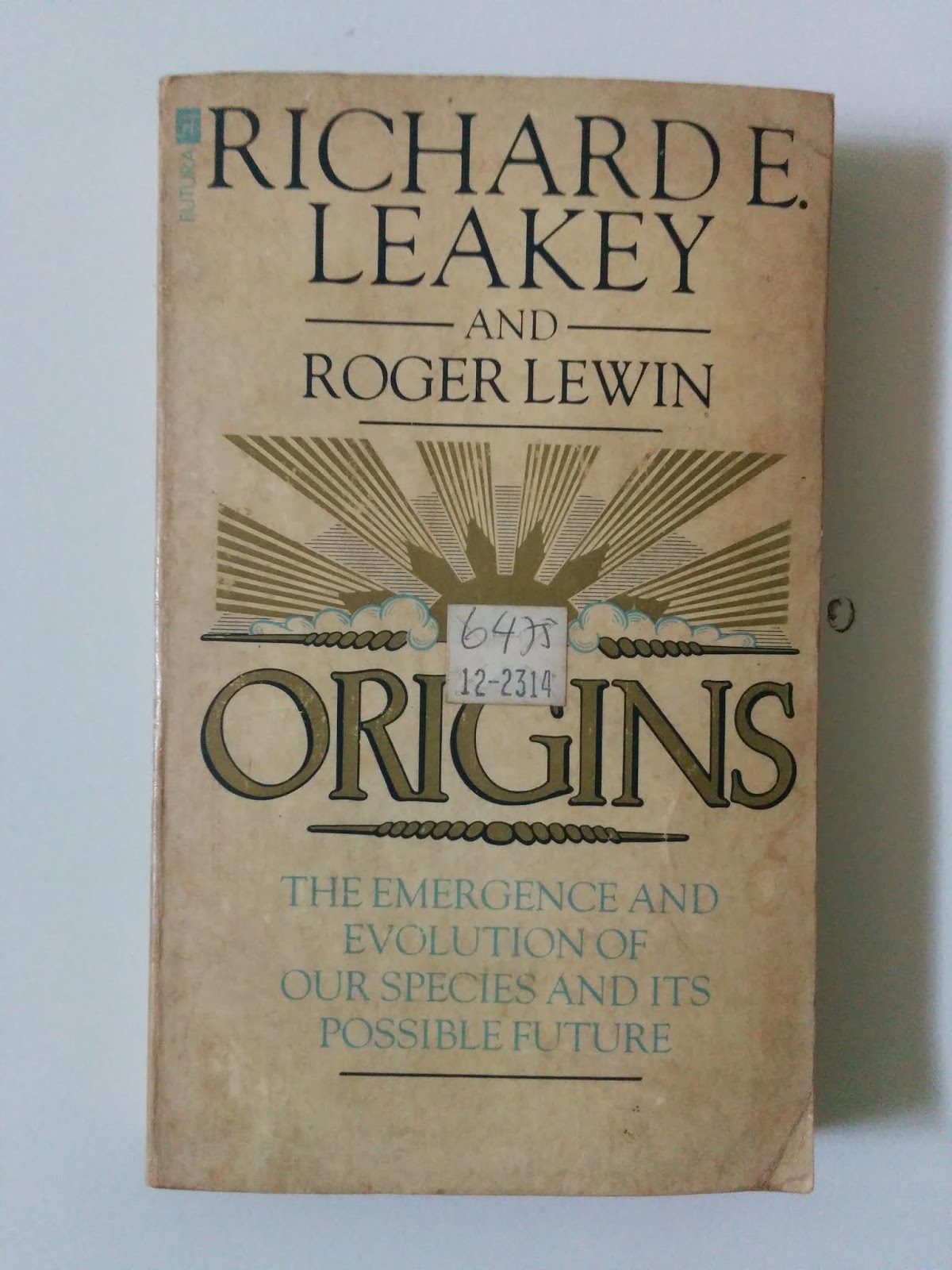 Origins by Richard E. Leakey And Roger Lewin | Aksiku Toko Buku Bekas ...