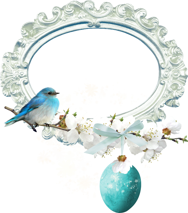 ForgetMeNot: Easter cluster frames