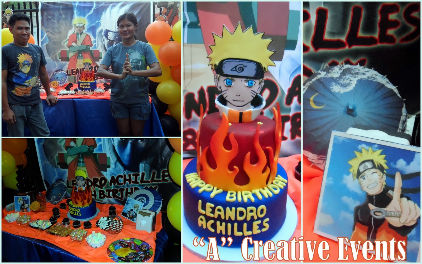 Naruto Themed Party For Leandro Achilles A Creative Events Formerly Athena Miels Balloons