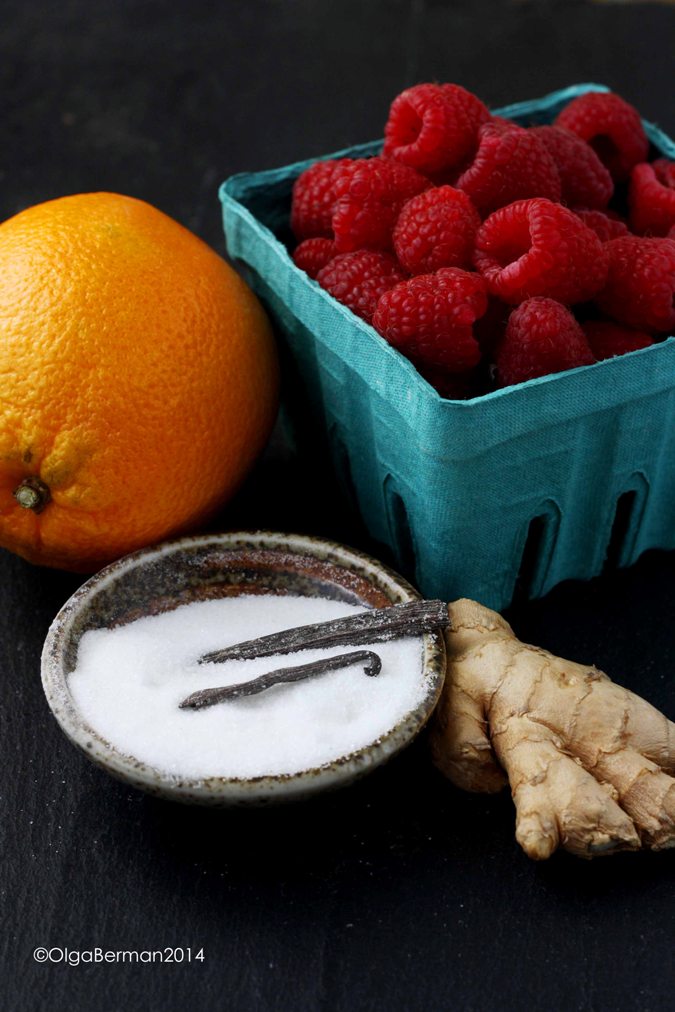 Mango & Tomato: Raspberry & Ginger Jam With Orange Zest & Bourbon