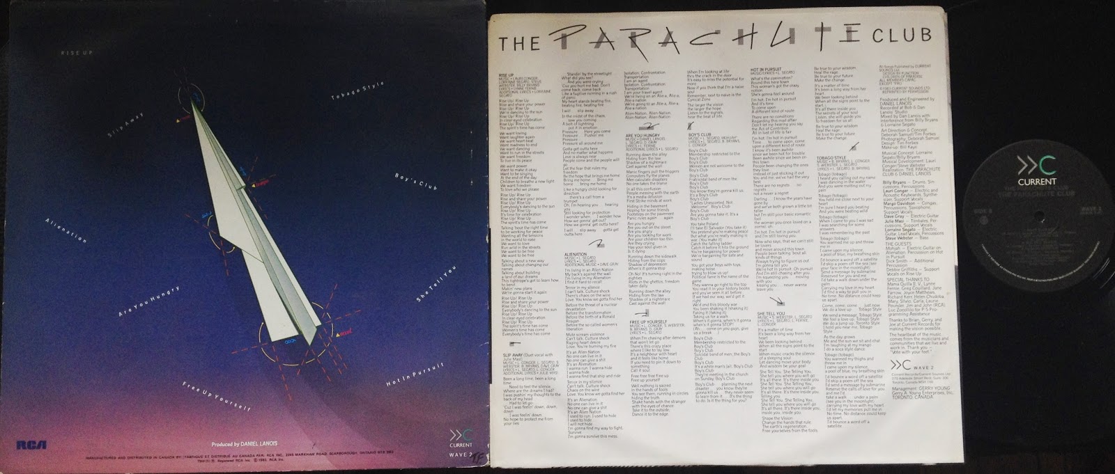 Thrift Store Music: The Parachute Club - s/t