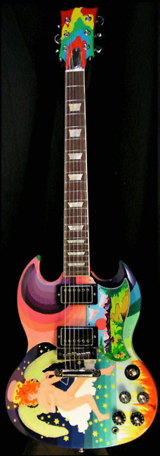 The Fool Guitar: THE UNIQUE FOOL GIBSON SG