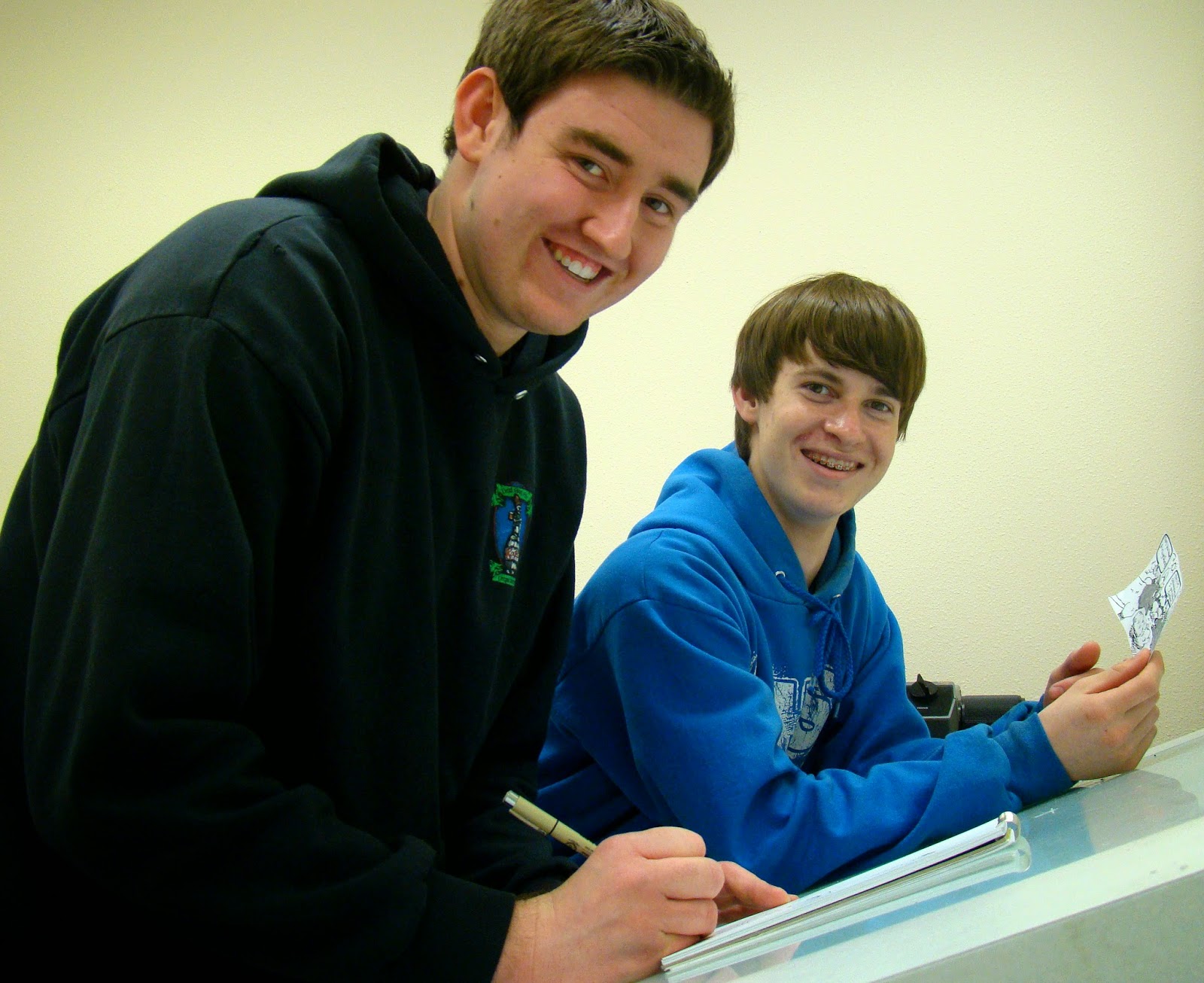 Allison Lamplugh : Behind The Comic Strip: Jake Vaughan and Cameron Reed