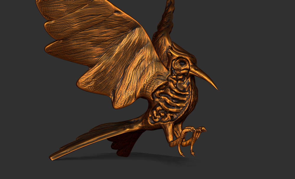 Inaccessible is Accessible: Daily Doodle Undead Bird