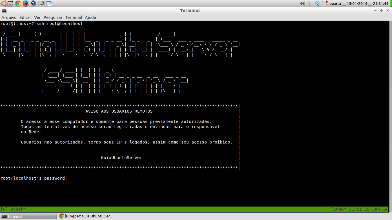 Personalizando Banner SSH | Guia Ubuntu Server