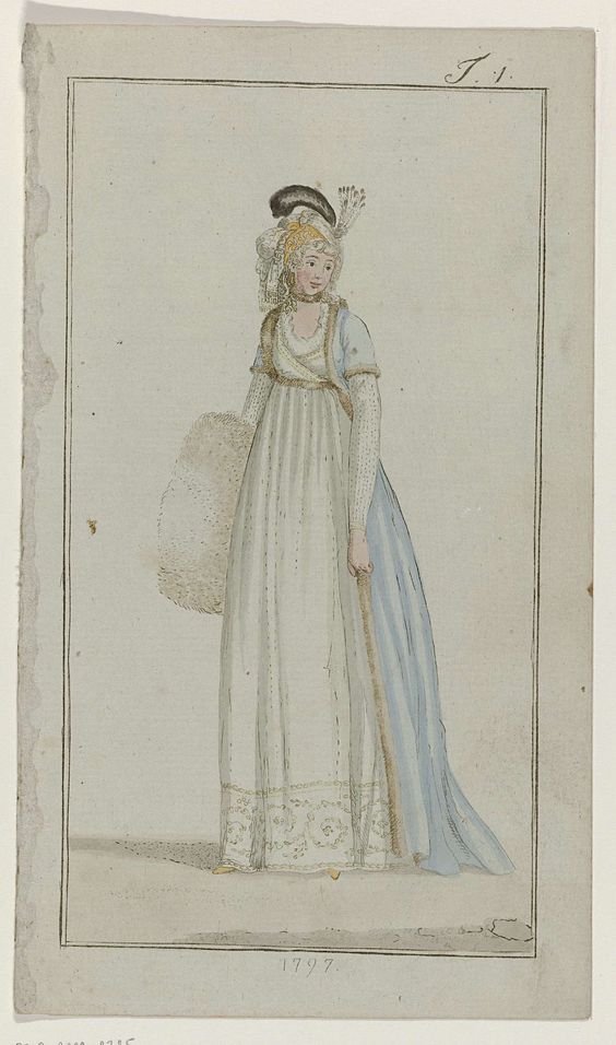 Eva's historical costuming blog: An open robe from the 1790s