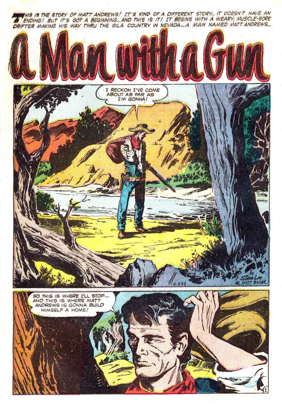 Frontier Western #5 - Al Williamson, Matt Baker art - Pencil Ink