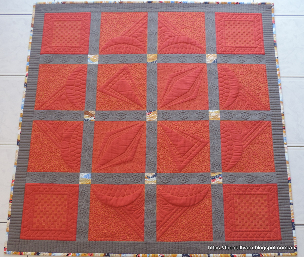 The Quilt Yarn: Challenge Quilt Is Done