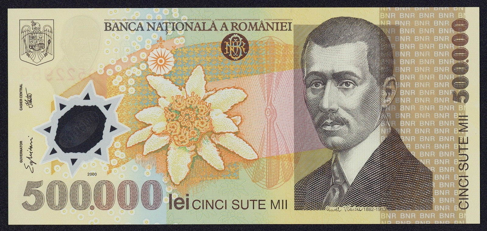Romania 500000 Lei banknote 2000 Aurel Vlaicu|World Banknotes & Coins ...